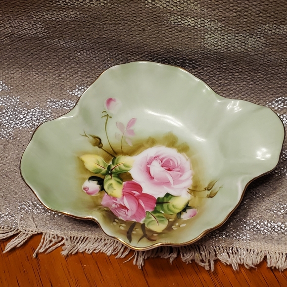 Lefton | Accents | Vintage Lefton China Heritage Rose Shallow Candy ...